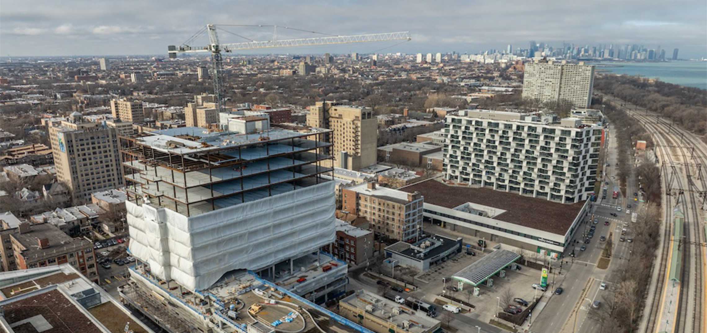 Construction tops out at Hyde Park Labs | Urbanize Chicago